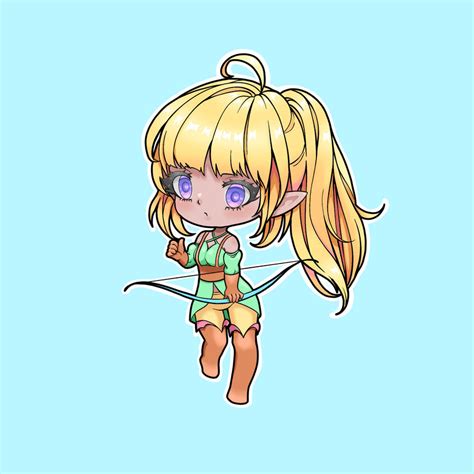 Elf Chibi By Artbyemzed95 On Deviantart