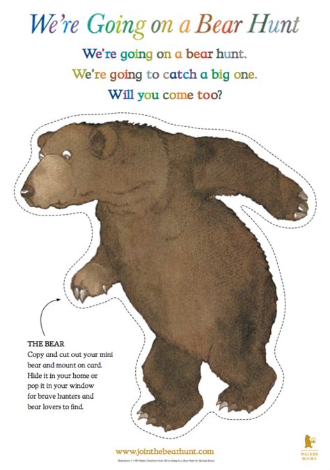 Were Going On A Bear Hunt Printable Book