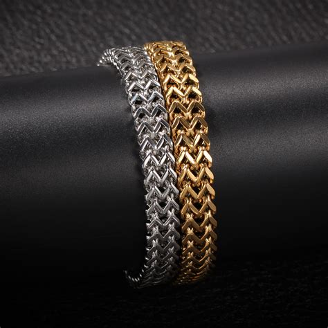 10mm Double Rows Franco Bracelet In Gold Helloice Jewelry