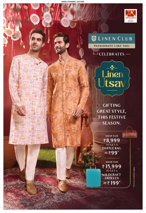 Linen Club Launches Its Biggest Retail Festive Campaign Linen Utsav