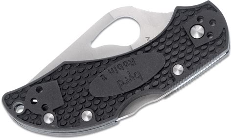 Spyderco Byrd By10pbk2 Robin 2 Folding Knife 25 Satin Plain Blade