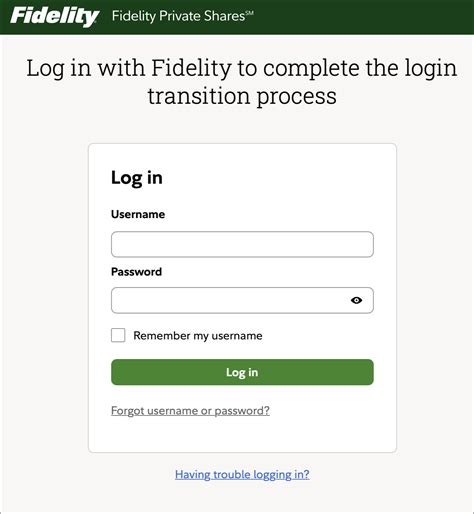 Fidelity Log In Credentials Support Center