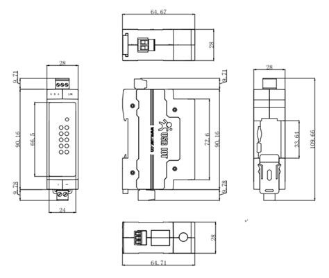 Modbus Tcp Ethernet Modbus Rtu Rs Gateway Usr Dr Inovalab