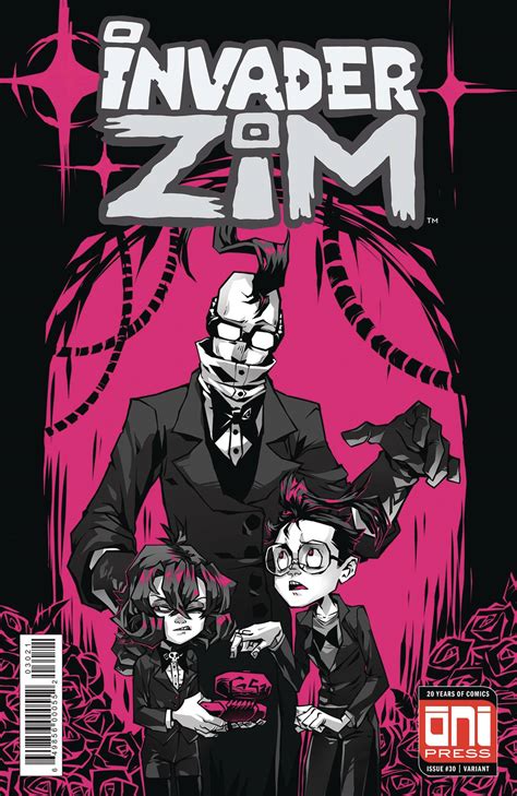 Invader Zim 30 Cover B Krooked Glasses Variant Comichub
