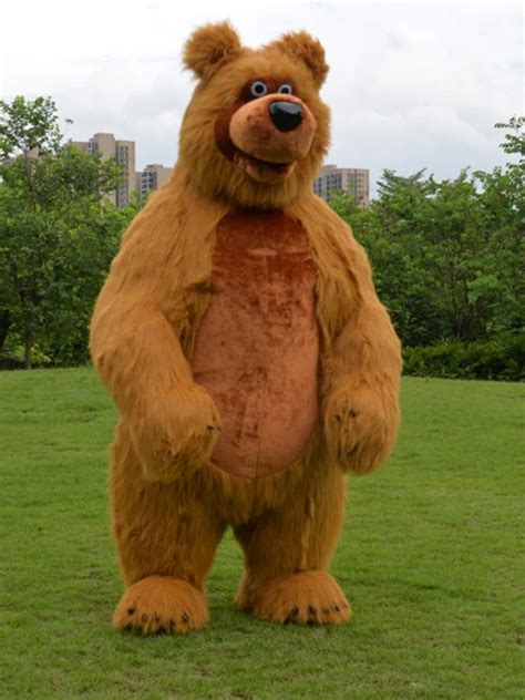 Grizzly Bear Mascot Costume