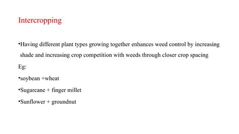 Organic Farming Weed Management Organic Farmingpptx Free Download