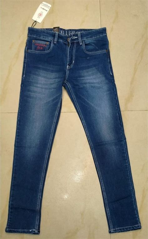 Faded Men Slim Fit Denim Jeans Blue At Rs 480piece In Ludhiana Id