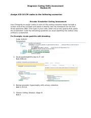 Fanderson Module Encoder Simulation Coding Assessment Docx Diagnosis Coding Skills