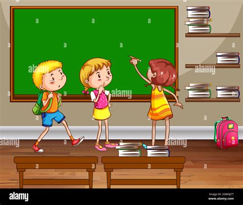Class Stationary Stock Vector Images Alamy