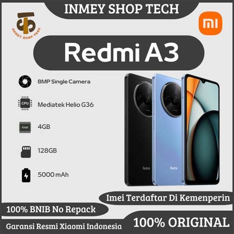 Jual Xiaomi Redmi A Gb Garansi Resmi Bnib Segel No Repack Di
