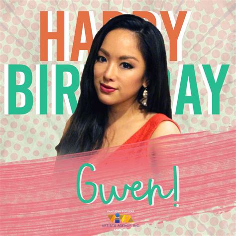 Happy Birthday Gwen Garci Gwen8 Viva Artists Agency Facebook