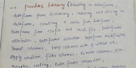 Paudas Library Ereating A Data Frame StudyX