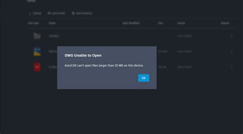 Solved Dwg Unable To Open Autocad Cant Open Files Larger Than 10mb