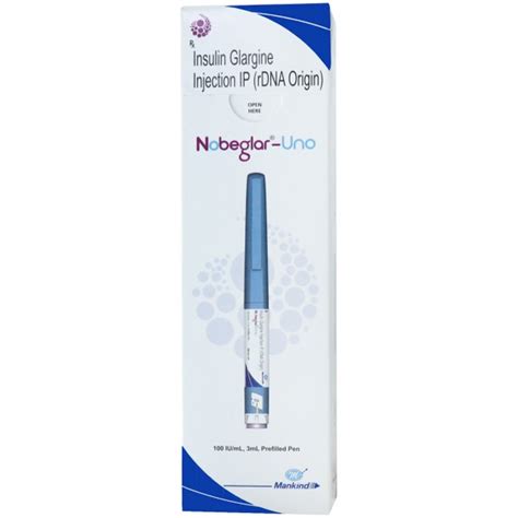 Buy Nobeglar Uno 100 Iu Ml Injection 3 Ml Pre Filled Pen Online