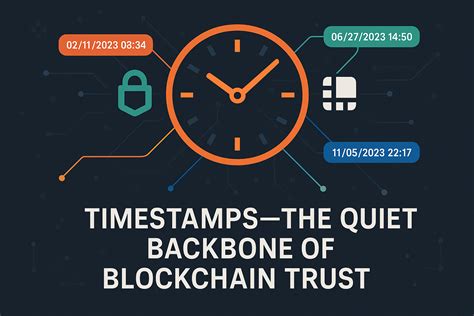 Why Timestamps Matter The Story Behind Blockchains Unsung Timestamp