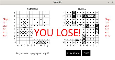 Github Perun Battleshipgame Fully Functional Battleship Game For A Human Playing Against
