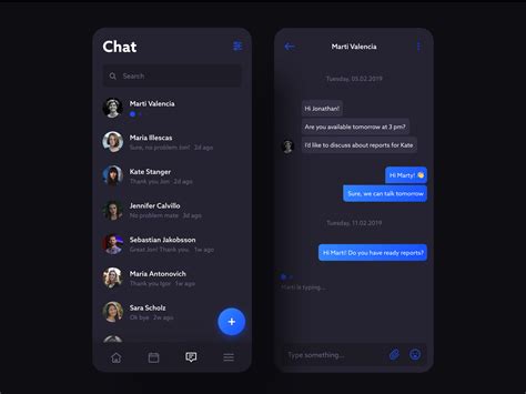 galaxy phone samsung galaxy messaging app chat app dark quick design