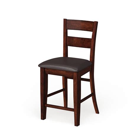 Bayou Breeze 194 W Transitional Counter Ht Chair 2ctn Dark