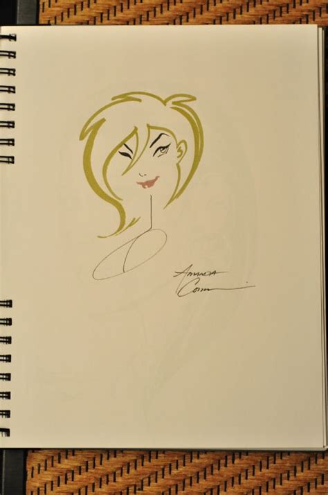Powergirl By Amanda Conner In Michael Hamptons Sketchbook Comic Art