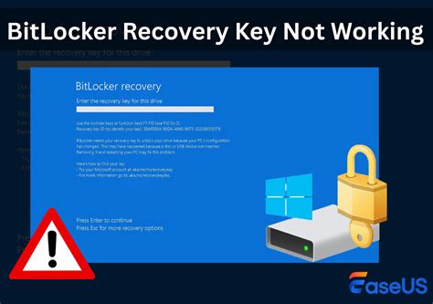 Bitlocker Recovery Key Not Working Fix And Recover Data