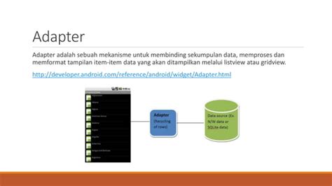 Layout Listview Gridview And Adapter Ppt