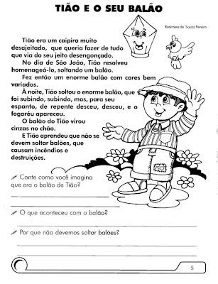 Linguagem E Afins Estímulos Literários Juninos E Muito Mais Hora Da