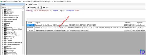 Use CMPivot Query To Find WSUS Server Details In SCCM