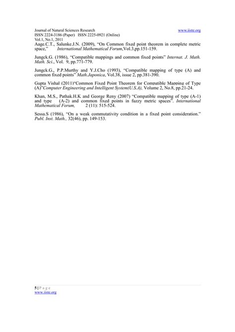 A Common Fixed Point Theorem For Compatible Mapping PDF