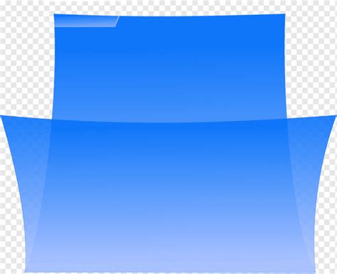 Folder Blue Office Blank Cover Flyer Png PNGWing