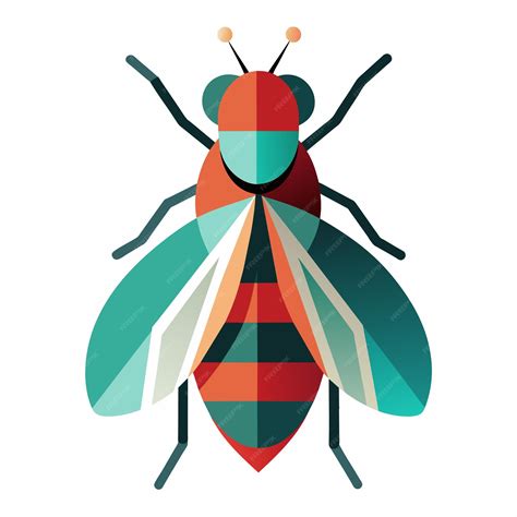 Premium Vector Fly Vector Art Illustration 26