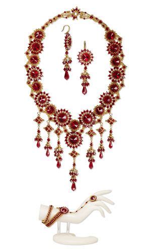 Jewelry Design Bib Style Necklace Cufflet And Earring Set With