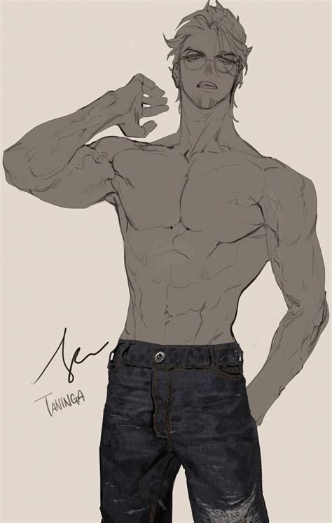Pin By Y On 男性キャラ Character Design Male Anime Poses Reference