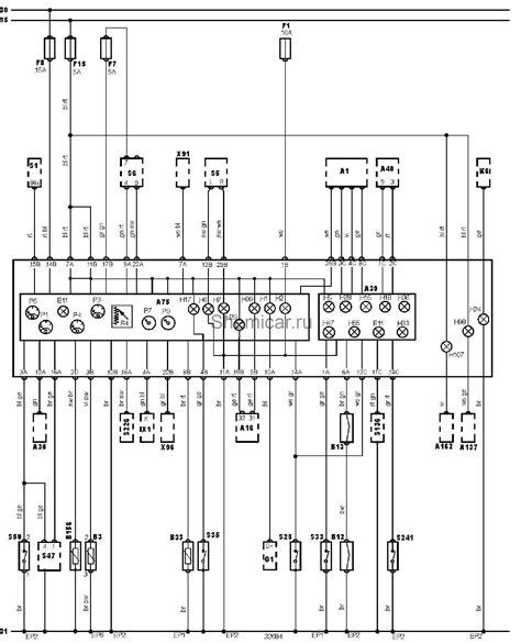 Распиновка панели приборов ауди 100 87 фото