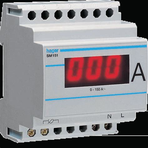 Digital Ammeter 0 150a Indirect Reading • Sm151 Hager