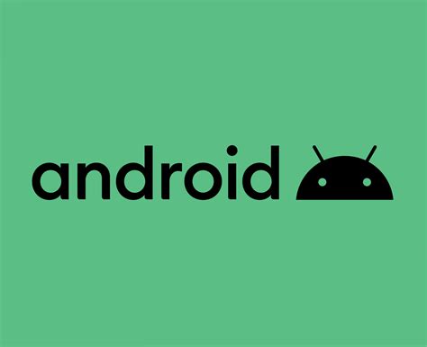 Android Logo Icon Symbol With Name Black Design Operating System