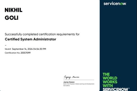Goli Nikhil On Linkedin Servicenow Servicenow Csa