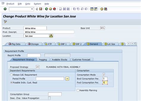 How To Use Forecast Consumption Settings In Sap Apo Brightwork