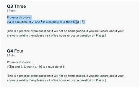 Solved Q1 Prove Or Disprove If A Is A Multiple Of 2 And B