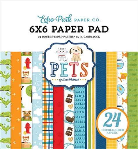 Echo Park Pets 6x6 Paper Pad Michaels