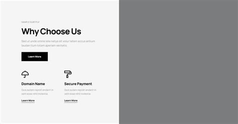 Elementor Features Sections