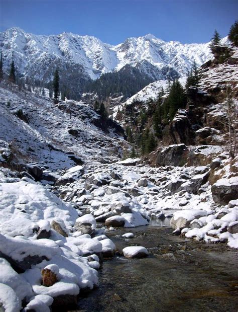 Manali Snow Fall 2009 Hill Post