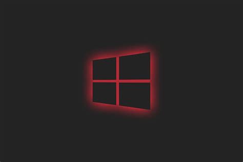 Hd Wallpaper Microsoft Glowing Simple Background Window Windows