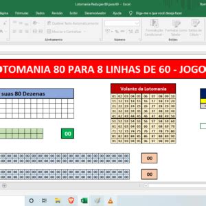 Planilha da Lotomania Jogando Dezenas e Fixas Planilhas Lotéricas