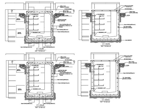 Foundation Details Of Cable Trench