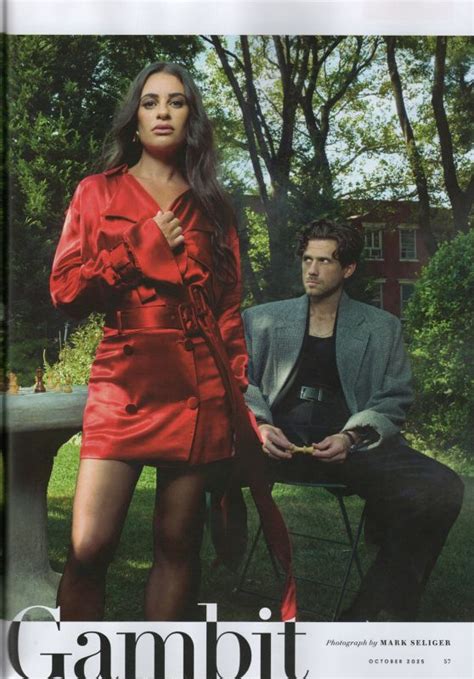 Lea Michele Commands Vanity Fair Spread In Scarlet Gambit • Celebmafia