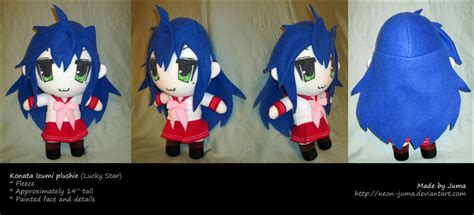Konata Izumi Plushie By Neon Juma On Deviantart