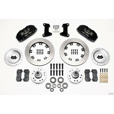 Disc Brake Kit Front Mustang II Rotors Piston Calipers Bla