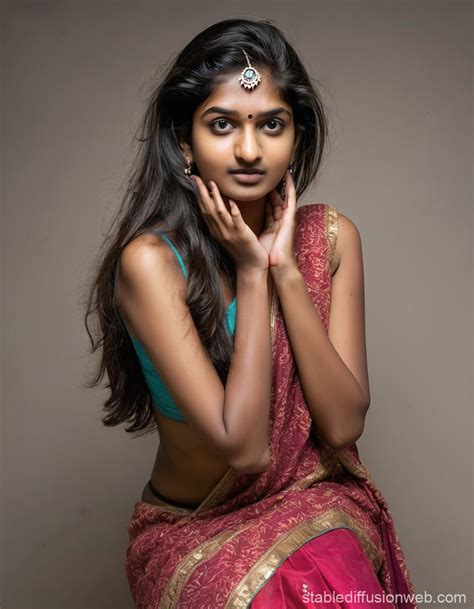 Indian Model Diverse Poses Stable Diffusion Online