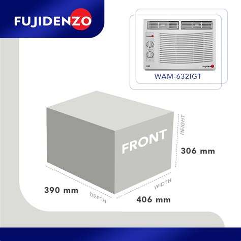 Fujidenzo 0 60 HP Inverter Grade Mechanical Window Aircon WAM 632IGT
