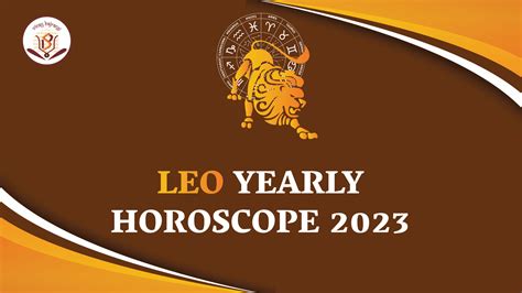 Yearly Horoscope For Leo